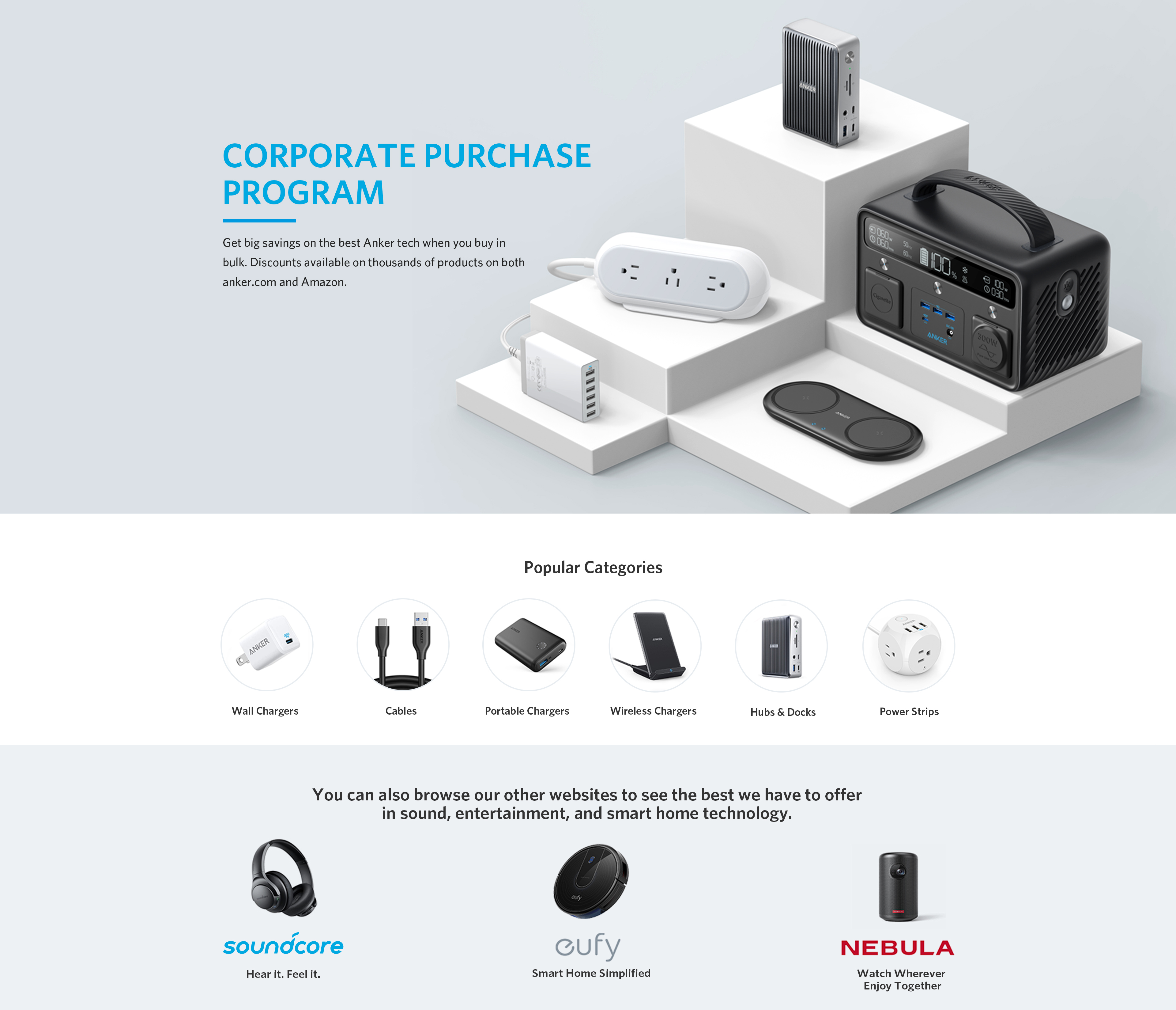 Anker | CORPORATE PURCHASE PROGRAM